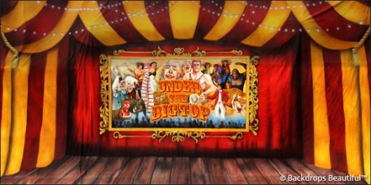 Circus 7 Big Top Backdrop | Backdrops Beautiful