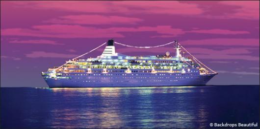 Cruise Ship Backdrop 2 | Backdrops Beautiful