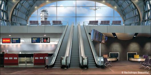 Airport Backdrop 1 | Backdrops Beautiful