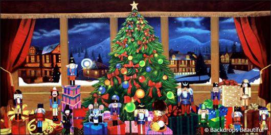 Xmas Nutcracker 2B Backdrop | Backdrops Beautiful